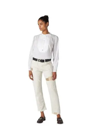 FORTELA 965 John Japan Selvedge 5-pocket Regular Fit Denim - Beige