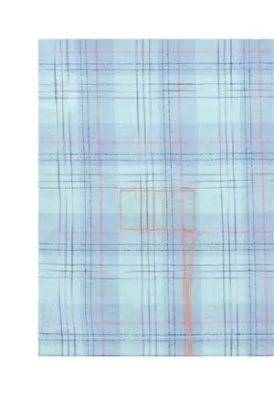 FORTELA Strike Bowling Cotton Check Shirt - Sky
