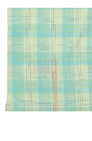 FORTELA Strike Bowling Cotton Check Shirt - Sky