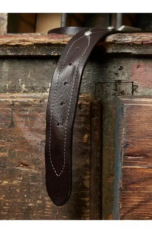 FORTELA Oregon Leather Belt With Squared Buckle