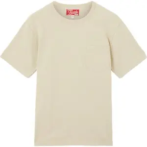 FORTELA Tubejp Cotton Chest Pocket T-shirt - Natural