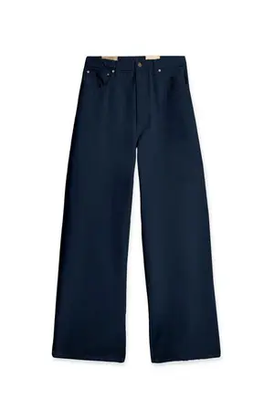 FORTELA Jaron Wide-leg Cotton Trousers - Blue