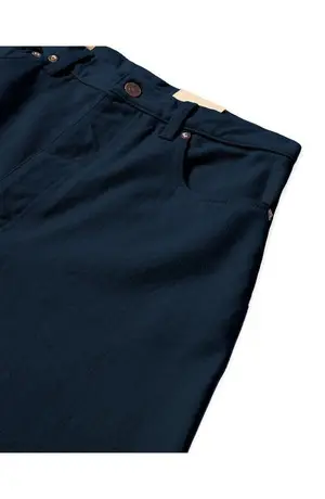 FORTELA Jaron Wide-leg Cotton Trousers - Blue