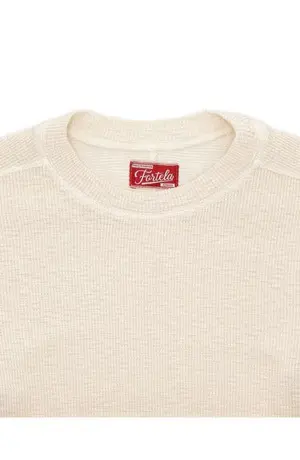 FORTELA Geremia Waffle Knit Jersey - Off White