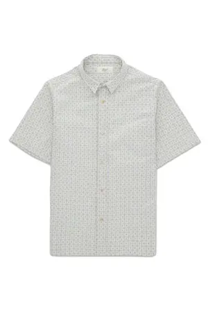 FORTELA Prequel Cotton Short Sleeve Shirt - Beige
