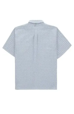 FORTELA Prequel Cotton Short Sleeve Shirt - Blue
