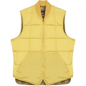 FORTELA Nylon Padded Vest With Lining - Yellow