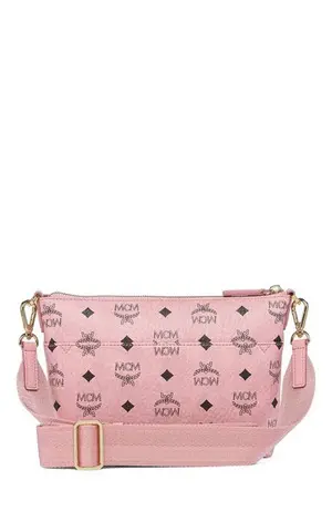 Mcm Visetos Crossbody Bag - Pink