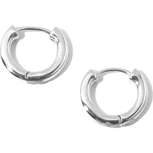 MIRANDA FRYE Maxwell Huggie Earrings - Silver