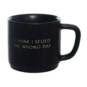 TOTALEE GIFT I Think I Seized Mug Ceramic - Black