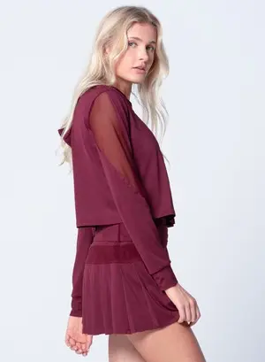 Lucky In Love Cindy Hoodie - Maroon