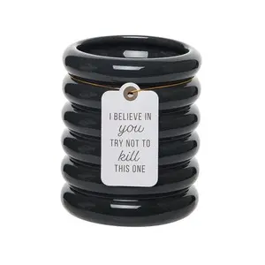 TOTALEE GIFT I Believe In You Planter Ceramic - Blue