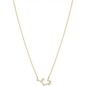 BEARFRUIT JEWELRY 14k Gold Plated Constellation Zodiac Necklace - Gold - Sagittarius