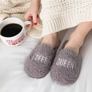Totalee Gift Fabric Embroidered Slippers