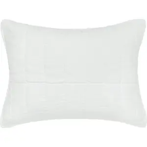 ELISABETH YORK Odine Dove Sham Decor - White