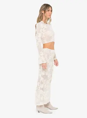 JBQ Blossom Lace Irina Maxi Skirt