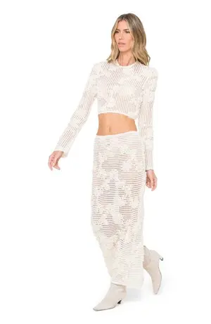 JBQ Blossom Lace Irina Maxi Skirt