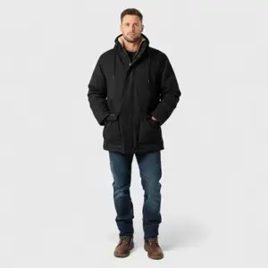 CANADA WEATHER GEAR Duck Canvas Parka - Black