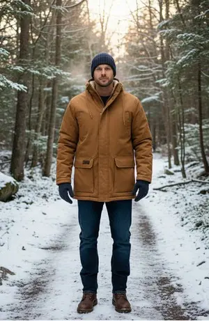 CANADA WEATHER GEAR Duck Canvas Parka