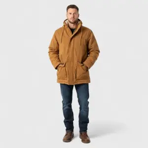 CANADA WEATHER GEAR Duck Canvas Parka - Brown