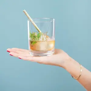 TOTALEE GIFT On The Rocks Rocks Glass 10 Oz