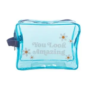 Totalee Gift You Look Amazing Clear Travel Bag - Blue