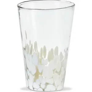 TAG Pinto Confetti Tumbler15oz Dishwasher Safe Drinkware - White