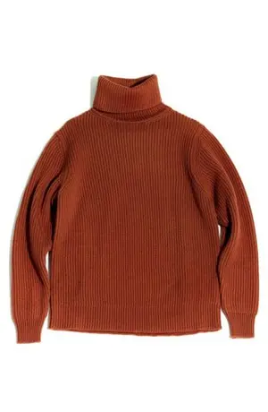FORTELA Vittorio High Neck Sweater - Orange