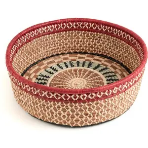 MAYAN HANDS Large Manuela Basket - Beige