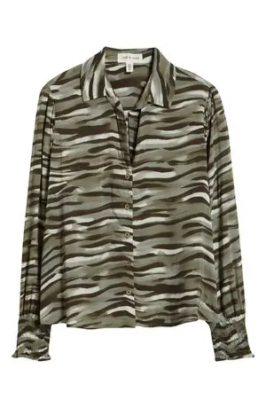 CLOTH & STONE Zebra Print Shirt