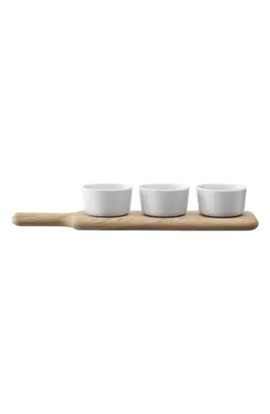 LSA Paddle Bowl Set - Ash/white
