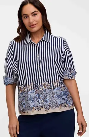 Foxcroft Cotton Button-up Shirt