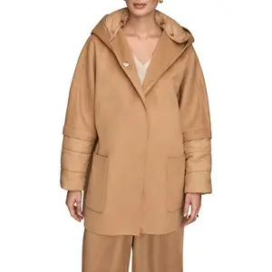 Donna Karan New York Hooded Outerwear For Women