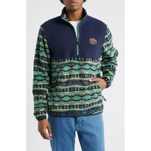 DARK SEAS Walter Fleece Quarter Zip Pullover