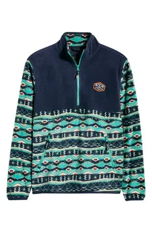 DARK SEAS Walter Fleece Quarter Zip Pullover