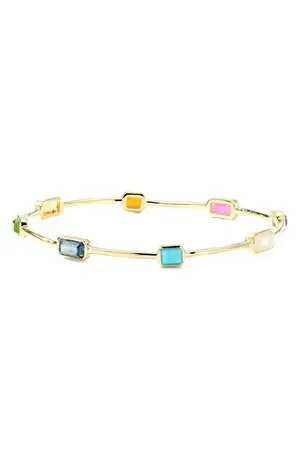 Ippolita Rock Candy® Gelato Thin-stone Bangle - Gold