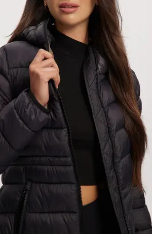 NOIZE Lightweight Long Puffer Coat