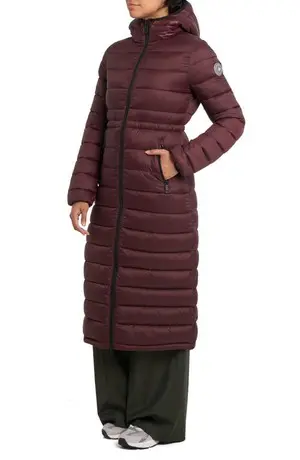 NOIZE Lightweight Long Puffer Coat