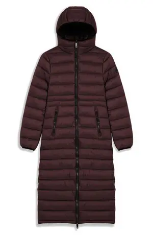 NOIZE Lightweight Long Puffer Coat
