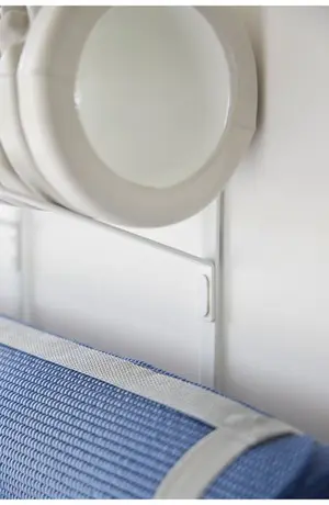 YAMAZAKI Fitness Equipment Storage Hanger - White
