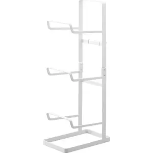 YAMAZAKI Fitness Equipment Storage Rack - White