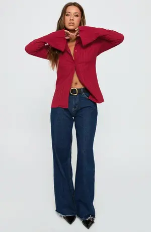 Princess Polly Beatris Bell Sleeve Shirt