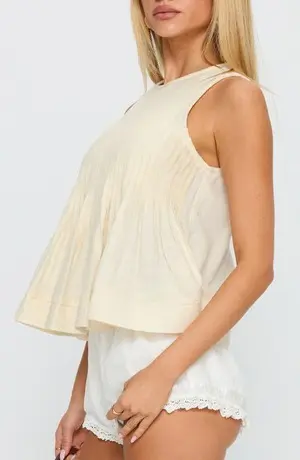 Princess Polly Lavish Pintuck Sleeveless Top