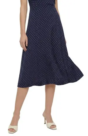 LILY AND LIONEL Primrose Midi Dress - Navy