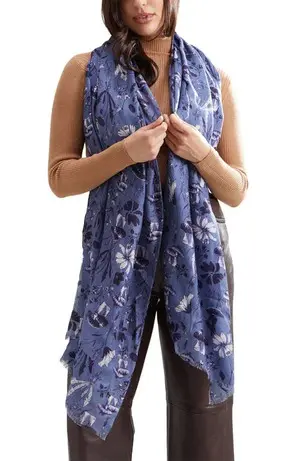 LILY AND LIONEL Sorella Floral Printed Scarf