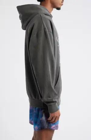 OVERTIME Graphic Print Hoodie