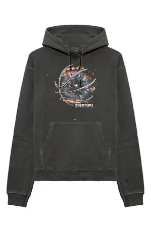 OVERTIME Graphic Print Hoodie