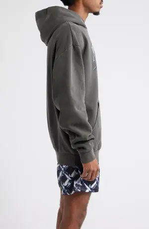 OVERTIME Graphic Print Hoodie
