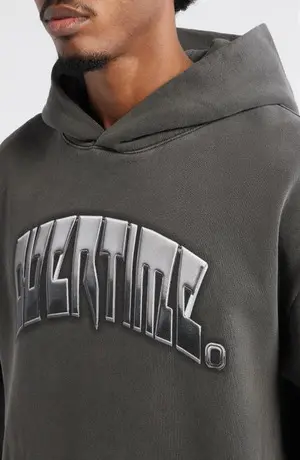 OVERTIME Graphic Print Hoodie