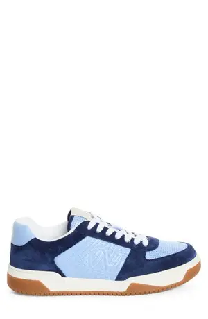 Valentino Garavani Sparity Low Top Sneakers - Popeline Blue Multi